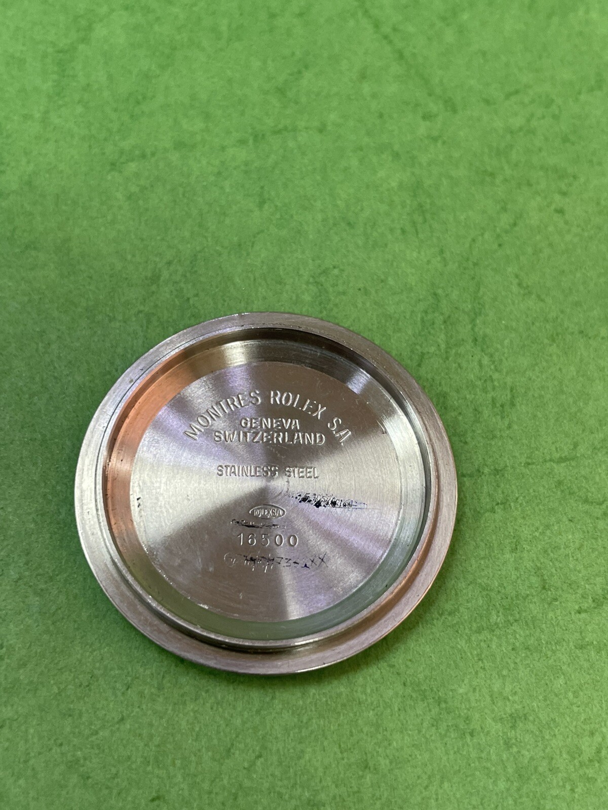 Authentic Original Rare ROLEX Daytona 16520 18K YG/STEEL Case Back ...