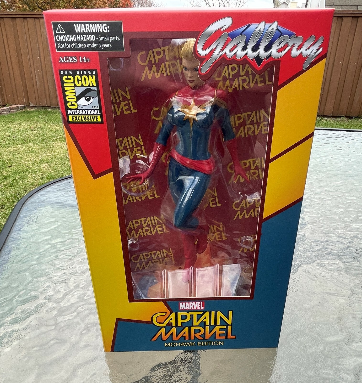 Captain Marvel Mohawk Edition Comic Con Exclusive PVC Figure 1,055 of ...