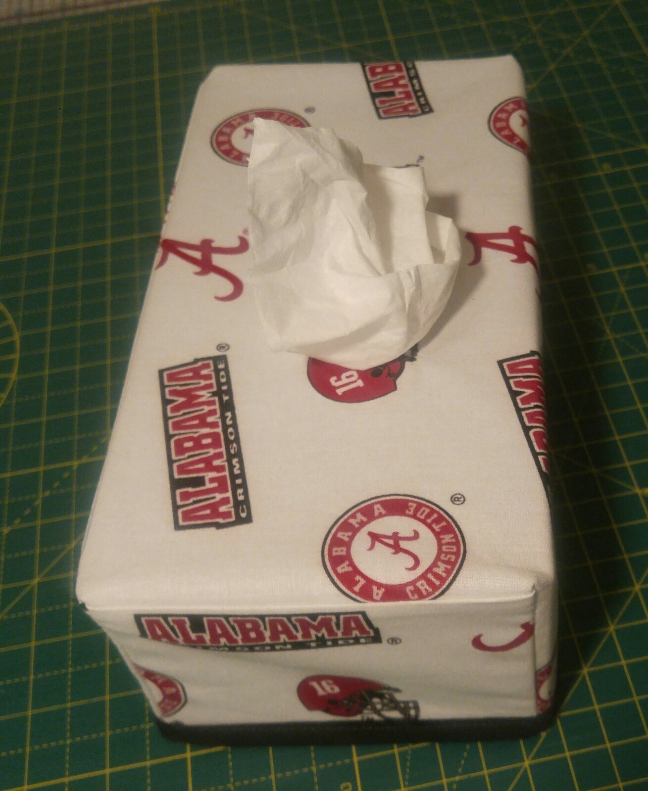 NCAA Alabama Crimson Tide Tissue Box Cover (rectangle) Handmade | eBay
