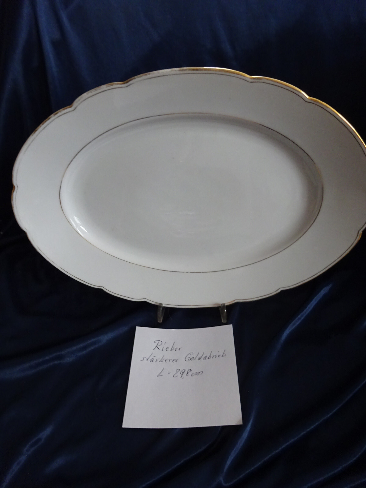 BAVARIA GOLDRAND GEWELLT ALLE MARKEN TELLER Platten Speiseteller ZUR ...