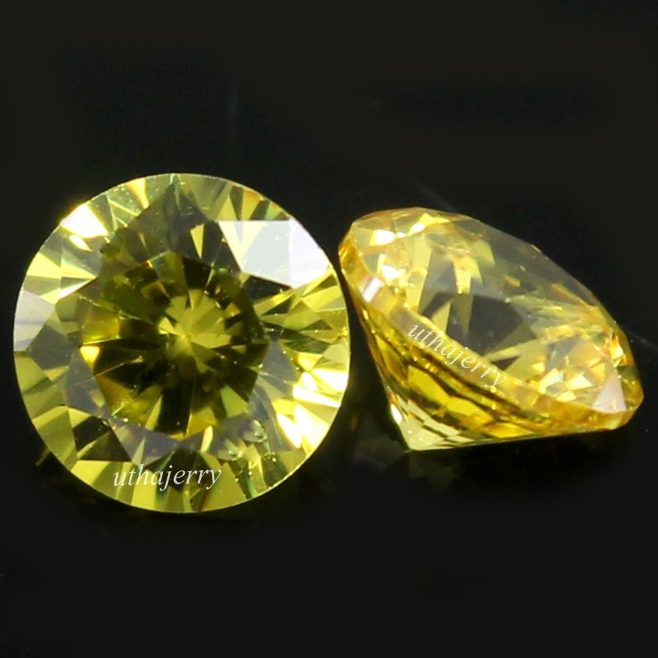 Certified Natural Myanmar Green Peridot 4.00 MM Round Shape Pair ...