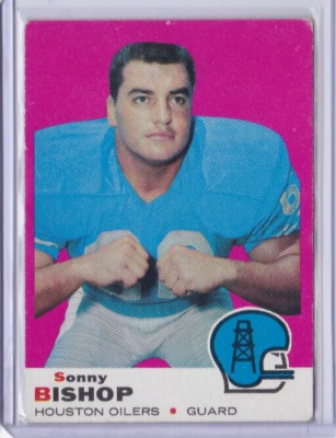 1969 Topps Football #88 SONNY BISHOP OILERS | eBay
