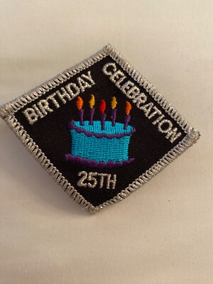 Vintage girl scout brownie badge 25th birthday celebration | eBay