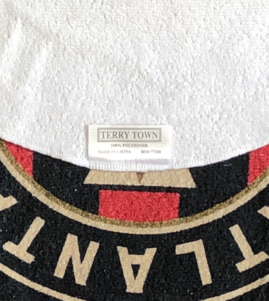 ATLANTA UNITED FC 14" Wide Circle Terry Town TOWEL Brand New - Suite ...