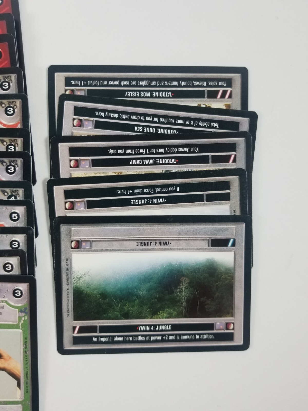Star Wars CCG SWCCG Lot of 40 Limited LP/P Decipher Dark/Light Side (L8 ...