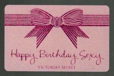 VICTORIA'S SECRET Happy Birthday Sexy ( 2014 ) Holographic Gift Card ...