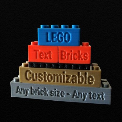 Custom LEGO brick with engraving | eBay