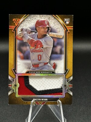 2024 Topps Triple Thread SJR-WIN2 4/9 MASYN WINN Cardinals RC Tri-Color ...