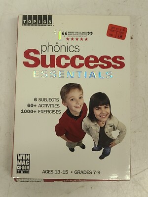 Topics Phonics Success Essentials WIN / MAC CD ROM Grades 7-9 | eBay