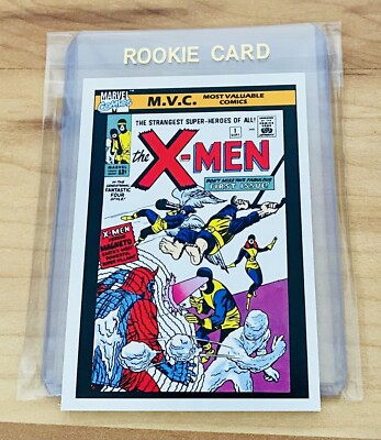 X-Men #1 Comic Book First Issue 1990 Marvel Universe MVC Card #125 Mint ...