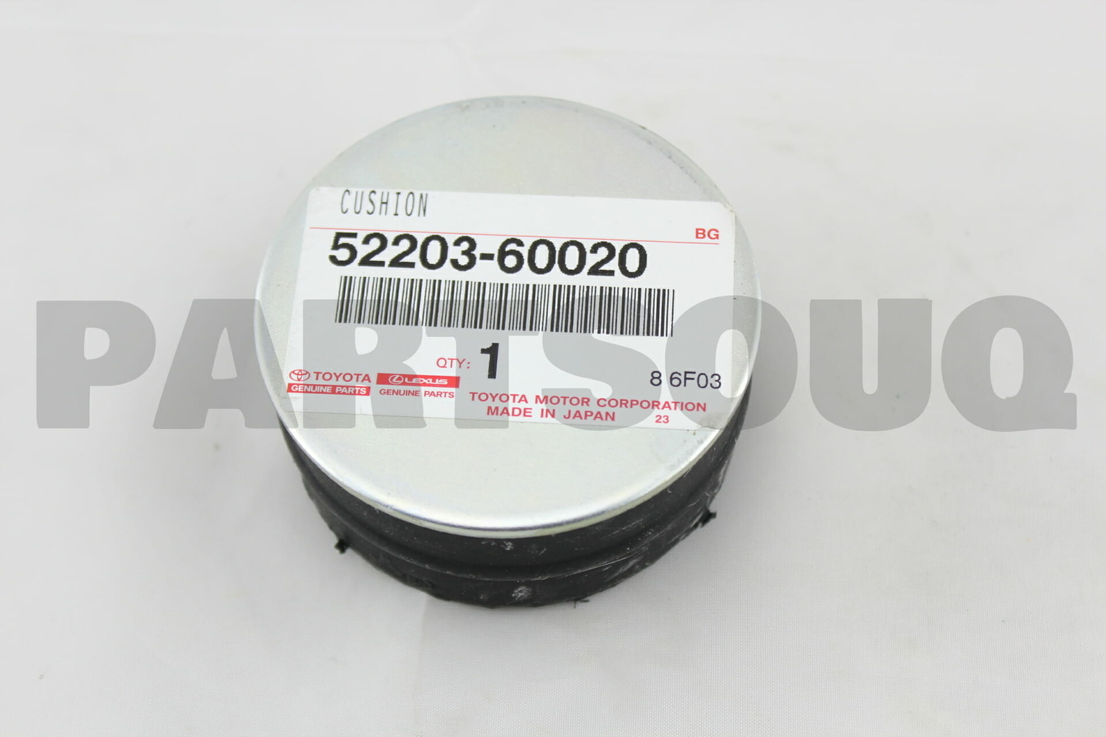 5220360020 Genuine Toyota CUSHION SUB-ASSY, CAB MOUNTING, NO.2 UPPER ...