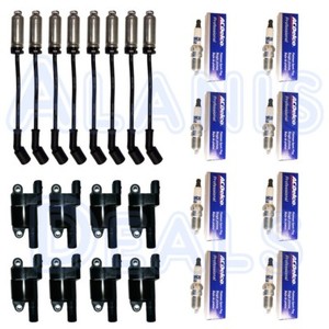 Ignition Coil Package: 8 Ignition Coils + 8 ACD Sp Plugs+ 8 8MM Spark ...