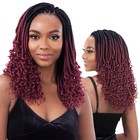 FREETRESS SYNTHETIC CROCHET PRE-LOOPED BRAID - STRAIGHT GORGEOUS LOC 12 ...