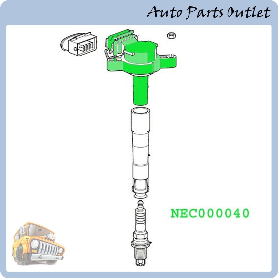 Ignition Coil FOR Land Rover Range Rover 03-05 M62 NEC000040 | eBay