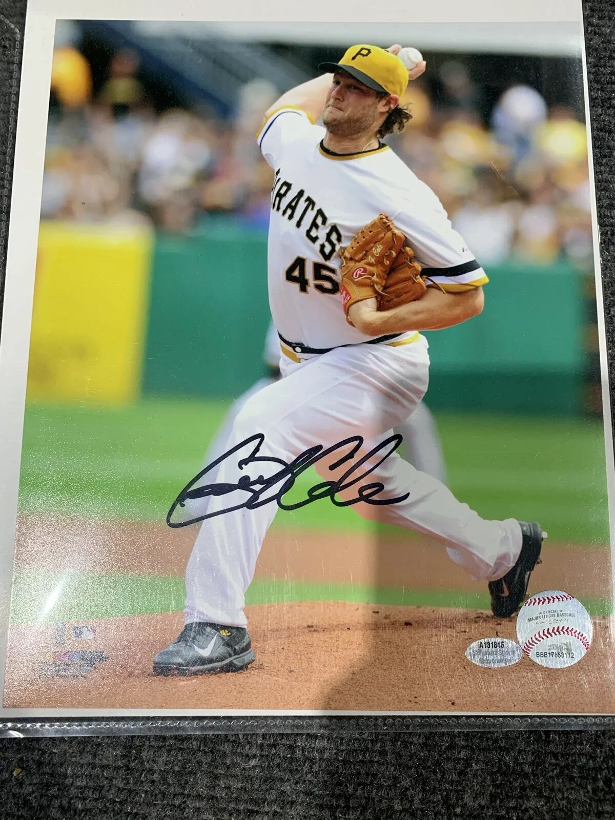 Gerritt Cole Signed 8x10 Schwartz Coa Pirates Astros | eBay