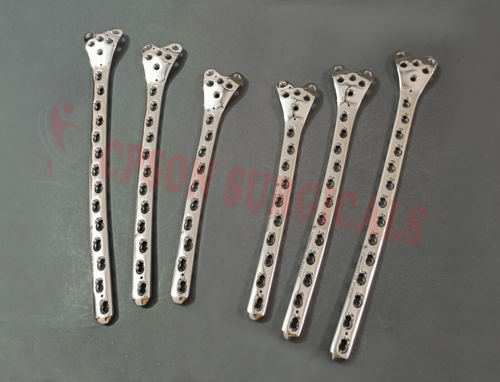 Veterinary Condylar Buttress Plates 5.0mm LCP Set of 6pcs(L3 /R3) SS ...
