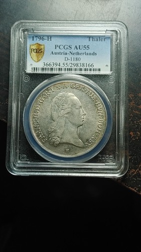 1796 H Austria Netherlands Thaler PCGS AU55 Nice Example 2583 | eBay