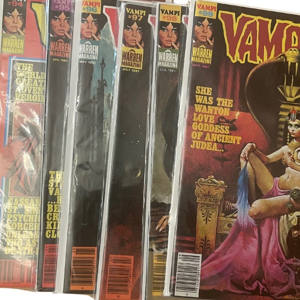 Warren Publishing vampirella comic book lot (1-113) | eBay