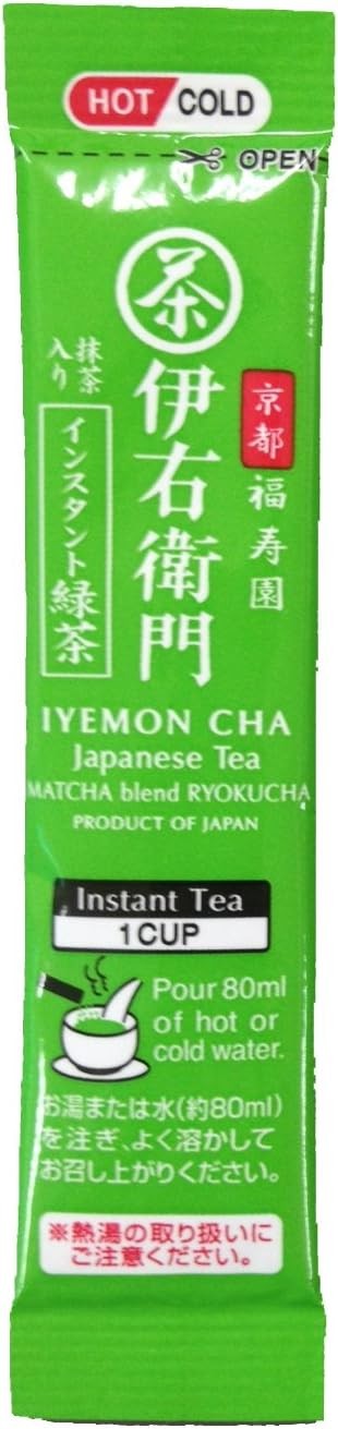 IYEMON cha green tea instant stick JT1067 Japanese tea | eBay