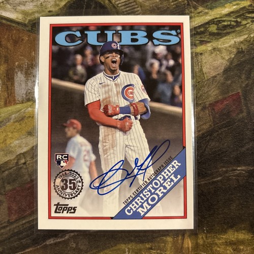 2023 Topps 1988 35th Anniversary Christopher Morel RC Auto #88BA-CMO ...
