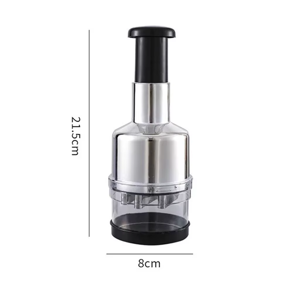 Manual Hand Press Garlic Onion Chopper Vegetable Food Chopper Dicer New ...