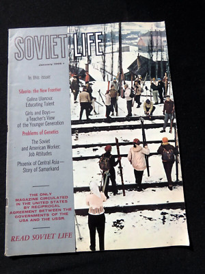 Soviet Life Magazine -January 1966 Siberia, Galina Ulanova Stories ...