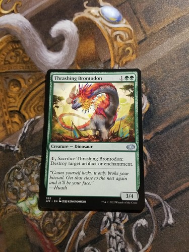 Thrashing Brontodon MTG Jumpstart 2022 - Pack Fresh - | eBay