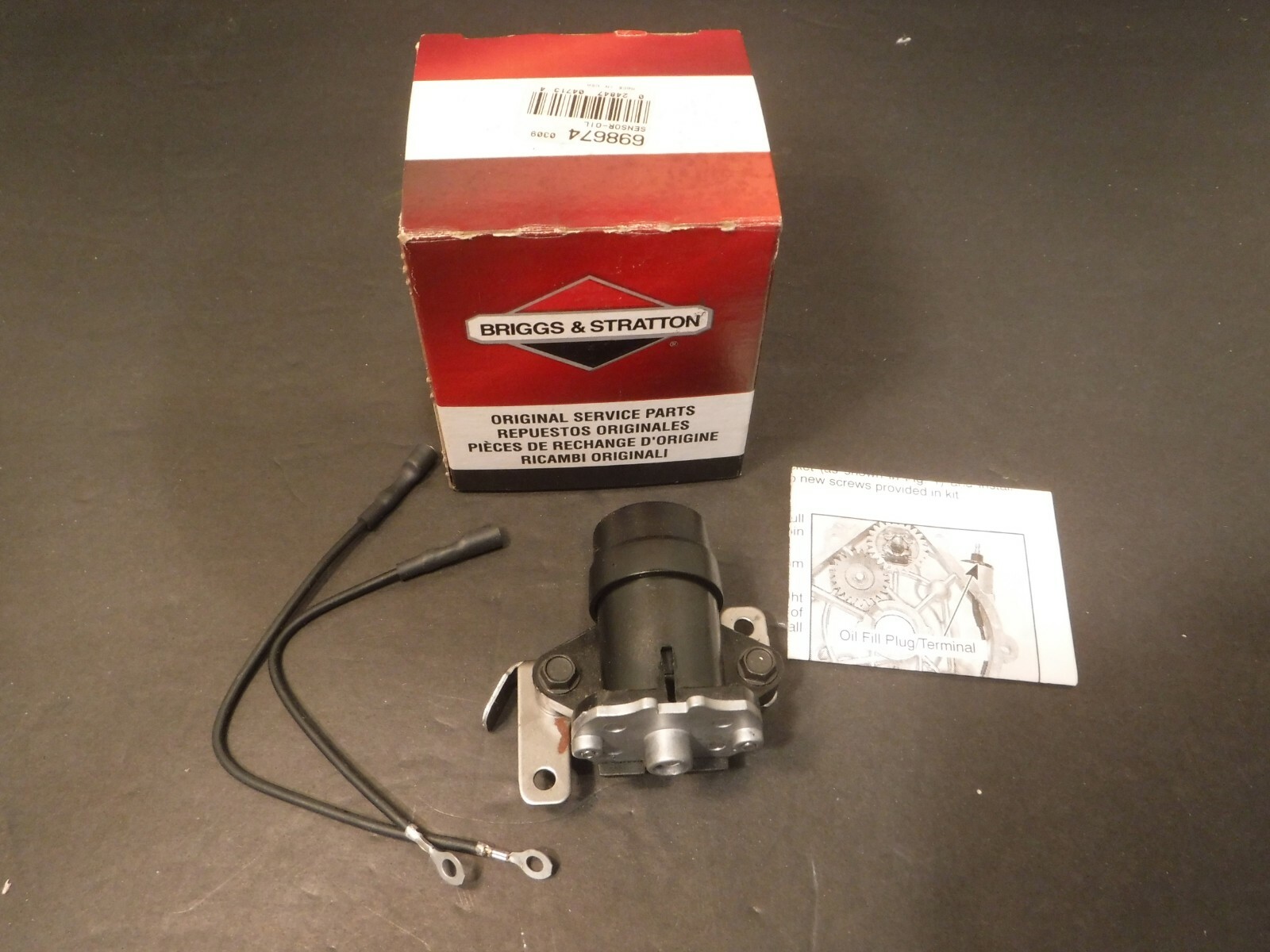 New OEM Briggs and Stratton Genuine Service Part - Oil Sensor 698674 | eBay