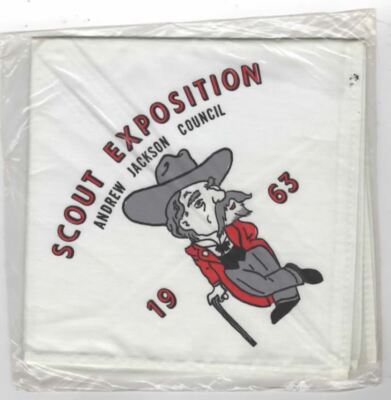 1963 Scout Exposition Andrew Jackson Council Neckerchief [BS1542] | eBay