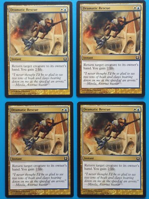 MTG 4x Dramatic Rescue x4 NM Return to Ravnica Magic Playset | eBay
