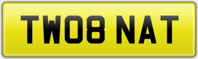 ALL FEES PAID NATALIE CAR REG NUMBER PLATE TW08 NAT NATT NATALIA NATTY ...