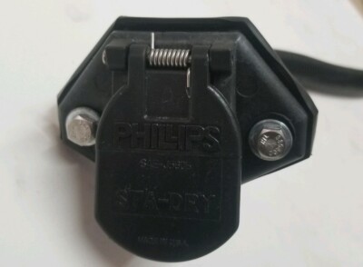 Phillips Heavy Duty 7 Pin STA DRY Trailer Plug W Wiring | eBay