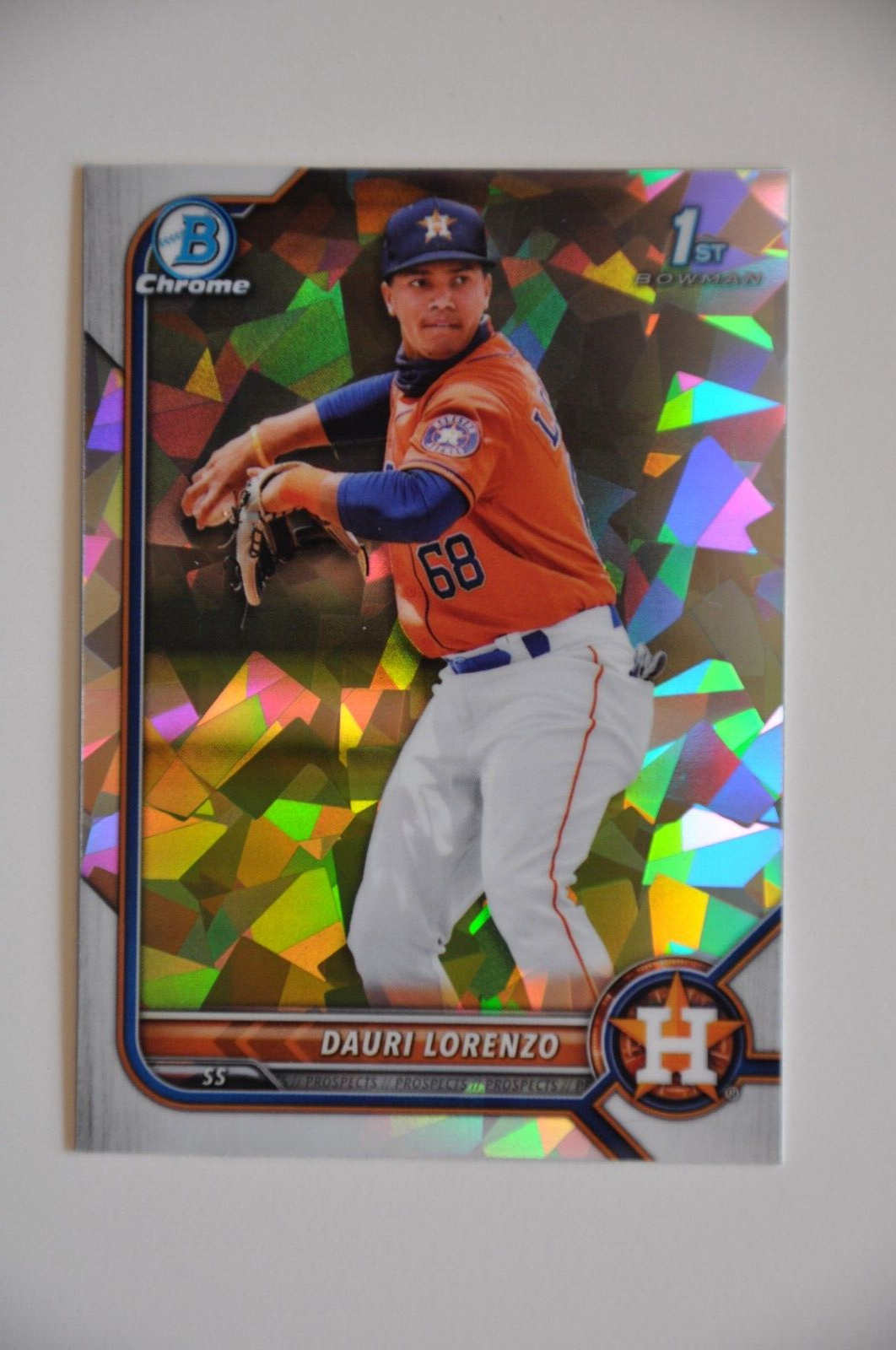 2022 Bowman 1st Chrome #BCP-11 Dauri Lorenzo Atomic Refractor Astros | eBay