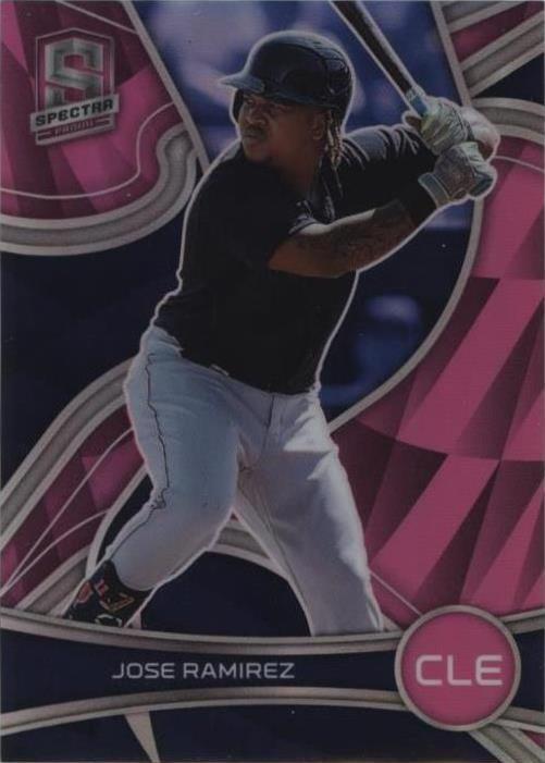 2022 Panini Chronicles - Spectra Jose Ramirez #8 Neon Pink Prizm /40 ...