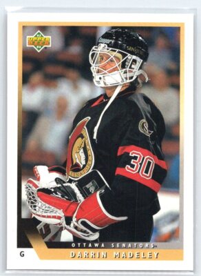 1993 Upper Deck Darrin Madeley #61 RC Rookie Ottawa Senators | eBay