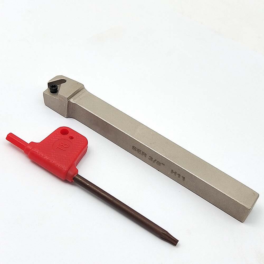 SER 1010H11 Lathe Threading Turning Tool Holder for 11ER 1/4" Insert ...