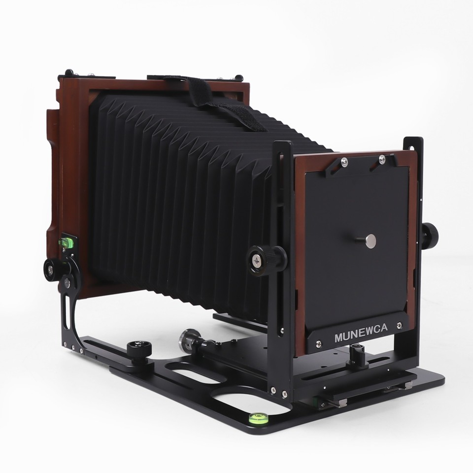 New Professional Munewca 4x5 Large Format Teak Wood Camera with Ground ...
