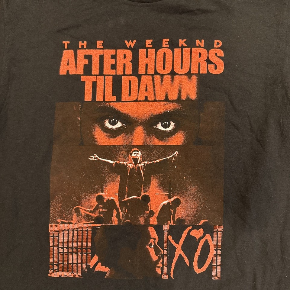 The Weeknd 2025 AHTD After Hours Til Dawn Stadium Tour Shirt Black Size ...