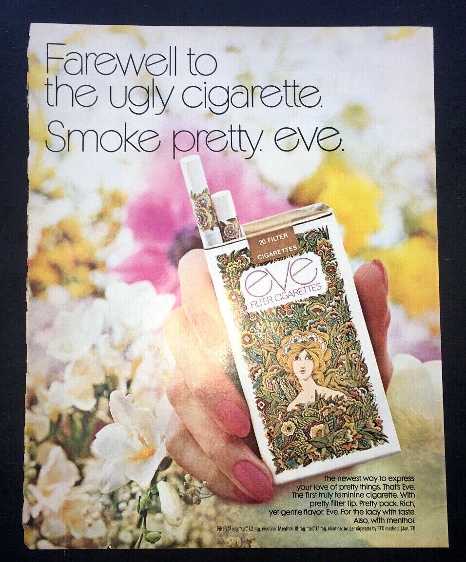 Life Magazine Ad EVE Cigarettes 1971 Ad | eBay