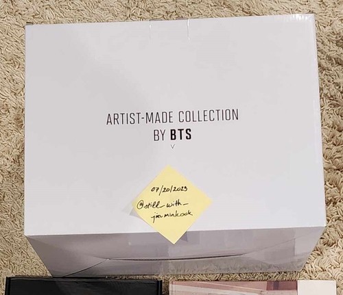 Official BTS V MUTE BOSTON BAG Taehyung Boston Mute Bag unused Full set ...
