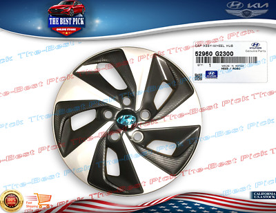 ⭐GENUINE⭐ 15" Wheel Cover Hub Cap Fit Hyundai 2017-19 IONIQ 52960G2300 ...