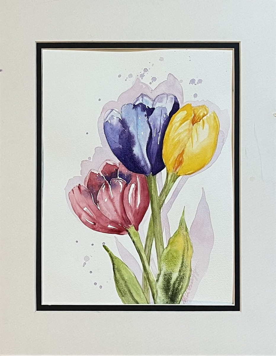 Tulips In Watercolor