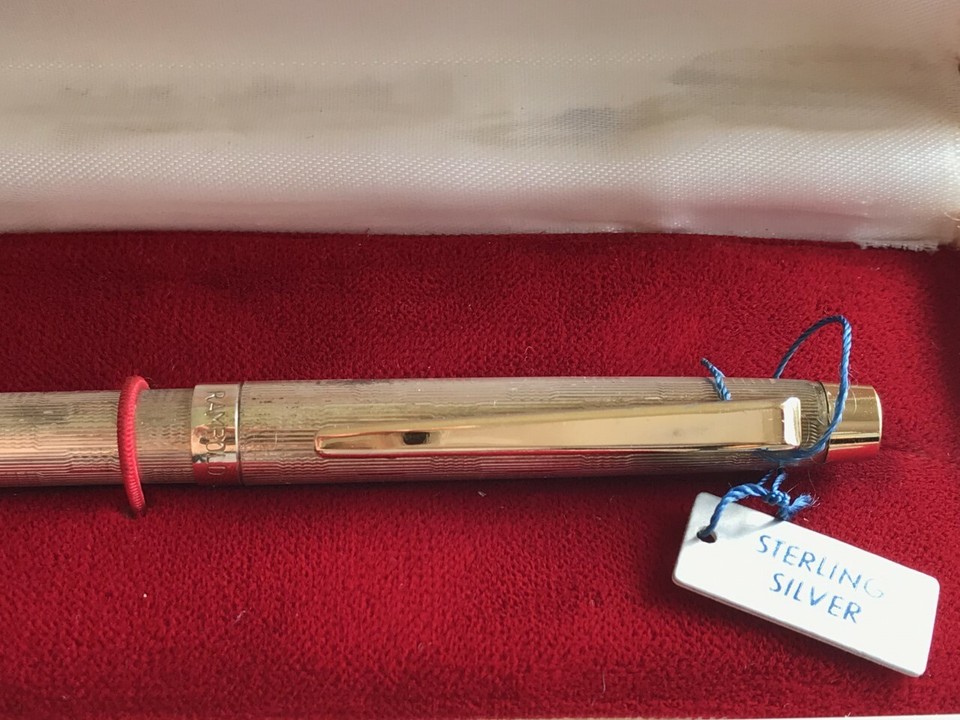 1965 RAMBOLD Sterling Silver 925 Ballpoint Pen in Original Box w Tag | eBay