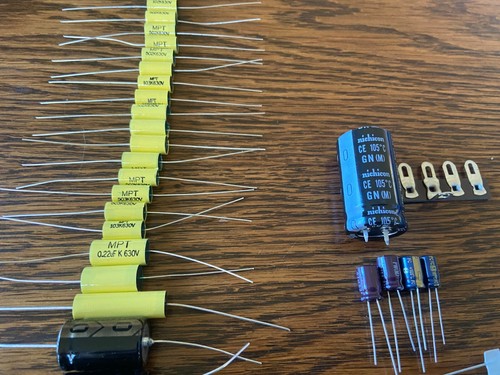 Seeburg SHFA2 Jukebox Amplifier REBUILD KIT New Capacitors Recap ...