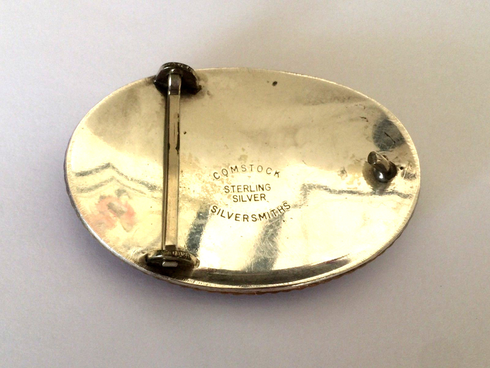 Comstock Silversmiths STERLING SILVER 925 Floral Etched Belt Buckle | eBay