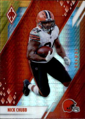 Nick Chubb 2021 Panini Phoenix Fire Burst #27 NFL Browns ID:37748 | eBay