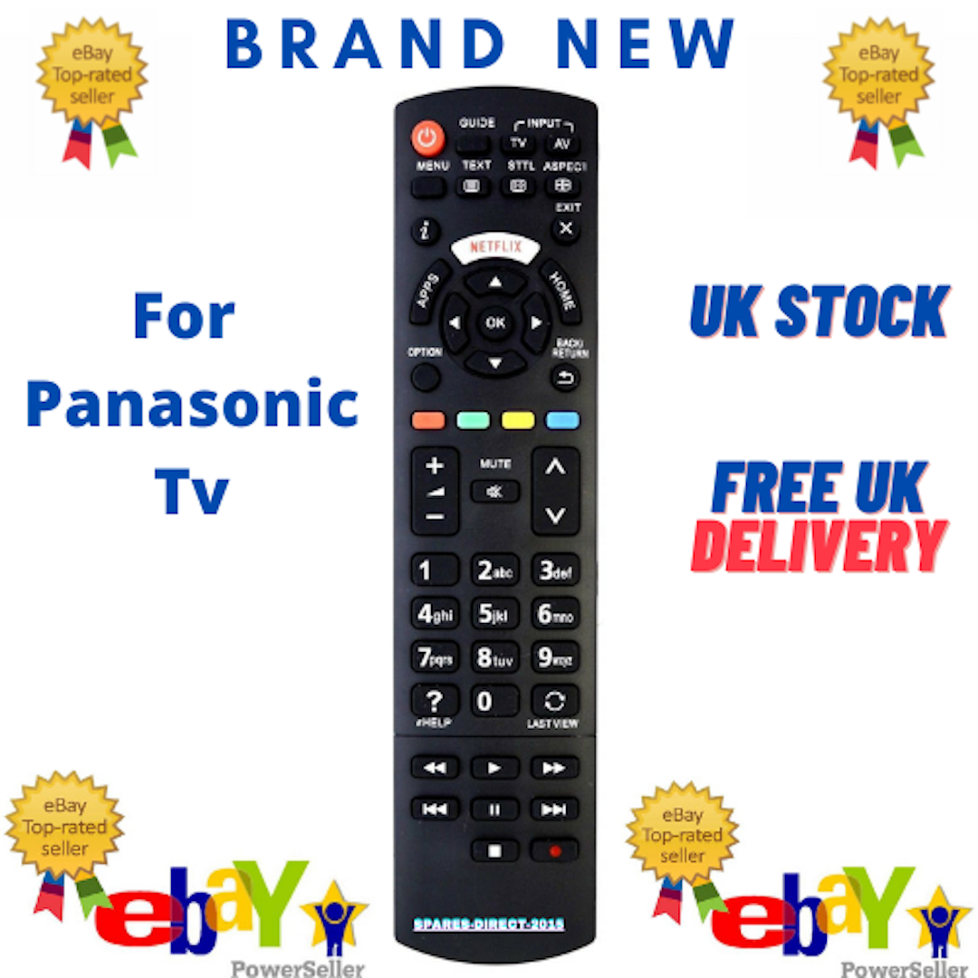 TV Remote Control for Panasonic N2QAYB001010 / N2QAYB000842 ...