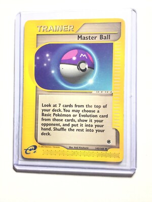 MASTER BALL - 143/165 - Expedition Base Set - Trainer - Pokemon Card ...