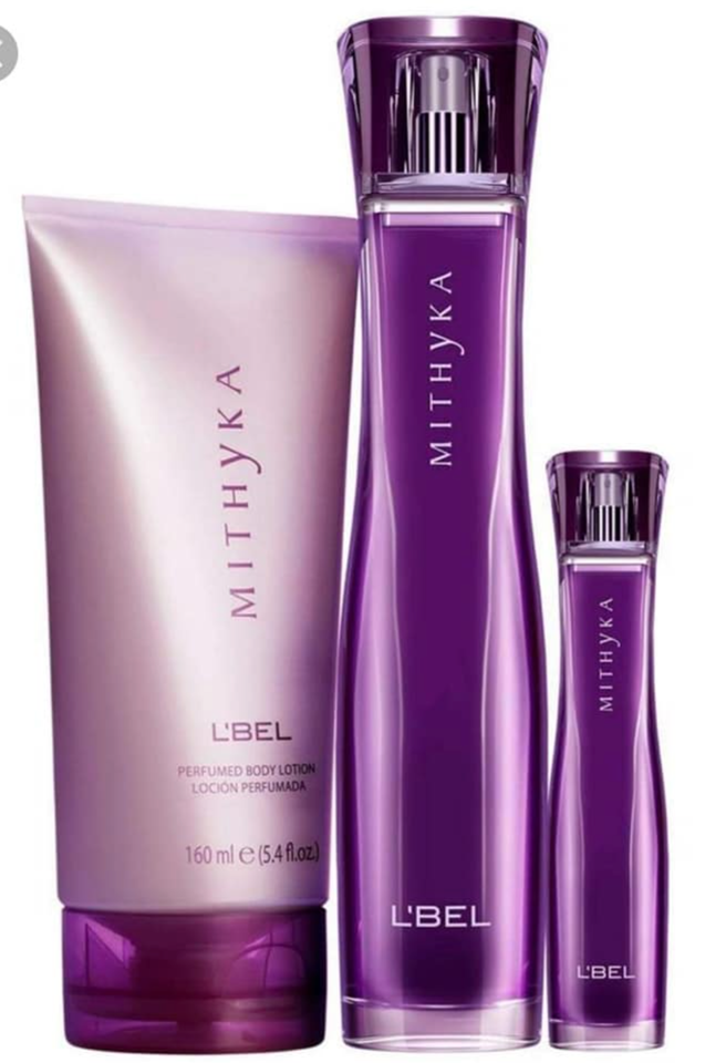 Mithyka by L'bel Set Women Perfume 1.7oz Body Lotion 4 oz .33oz Mini ...