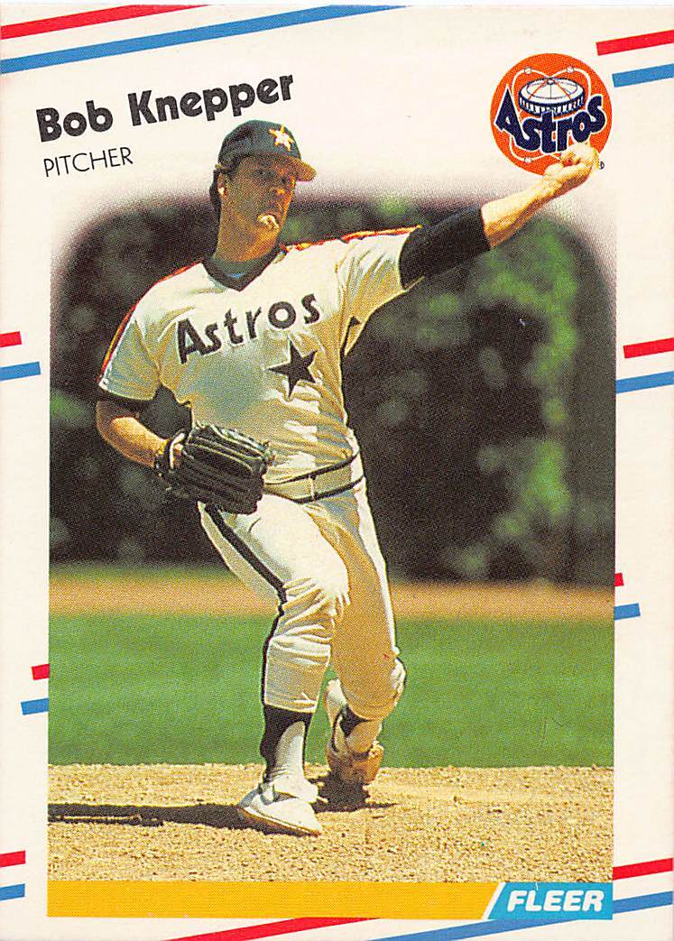 Bob Knepper 1988 Fleer 451 Houston Astros BASEBALL Card | eBay